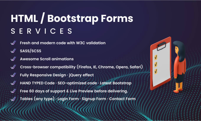 Code Html Tables And Forms And Fix Html Css And Js Bug By Z Nisaa