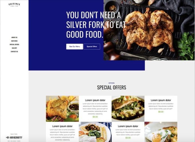 Create Websites In Html Css Bootstrap React Redux Nodejs By