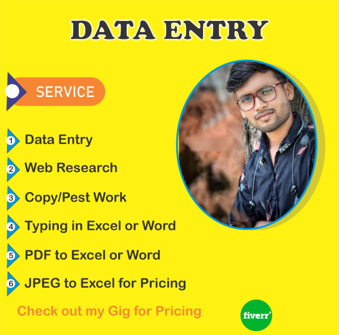 Entry Copy Paste Web Scraping And Excel Data Entry By Nanutarone Fiverr