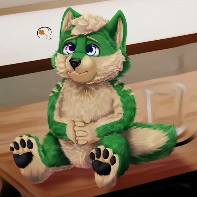 Do A Fully Rendered Cute Furry Art By Nipton 02 Fiverr