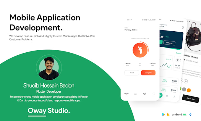 Develop Android And Ios Mobile Apps On Flutter By Owaystudio Fiverr