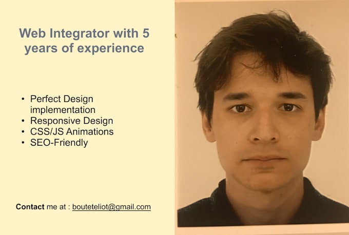 Integrate Your Design Files Into A Html Css Project By Eliotboutet Fiverr