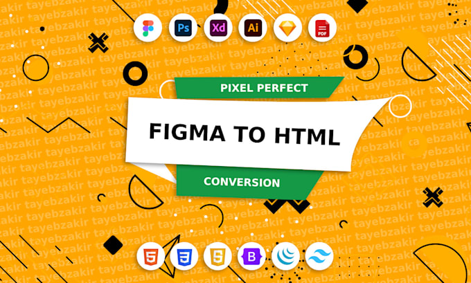 Convert Figma To Html Psd To Html Image Pdf To Html Bootstrap