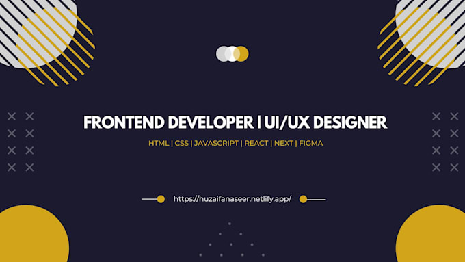 Be Your Css Html Javascript React Next Frontend Developer By Huzaifanaseer Fiverr