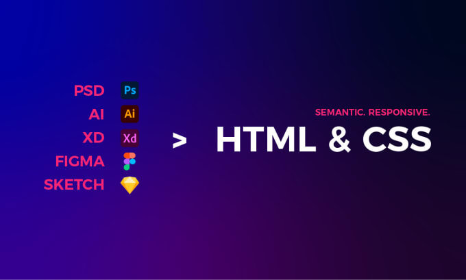 Convert Your Website Design To Html And Css By Cobusbester Fiverr