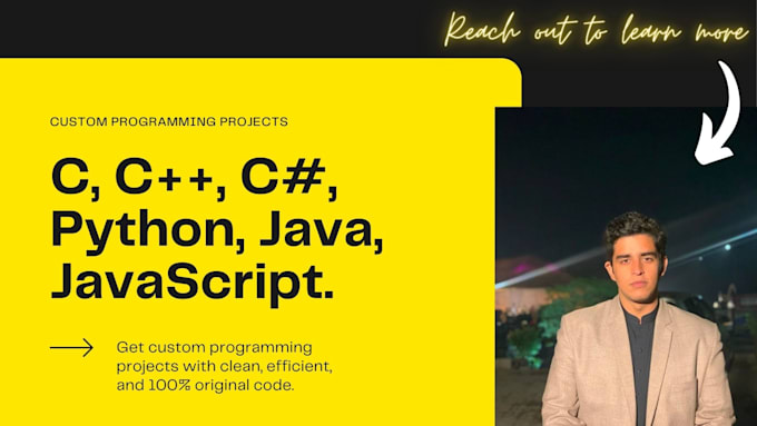 Do C Cpp Csharp Python And Java Program And Projects By