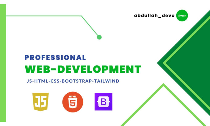 Do Custom Frontend Webdevelopment With Html Css Js Bootstrap By