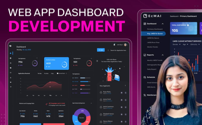 Develop Stunning Web App Dashboard In React Next Node Js By Zill E