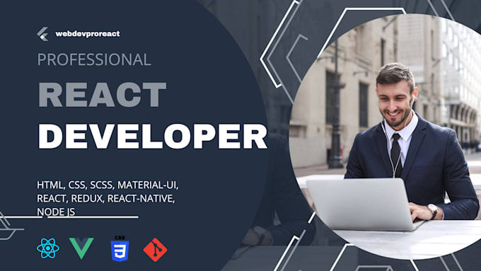 Develop Web Frontend React Js Html Css Javascript Responsive Website