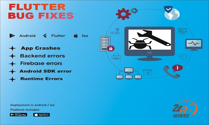 Fix Bugs In Your Flutter App Android Ios By Tahir 12712 Fiverr