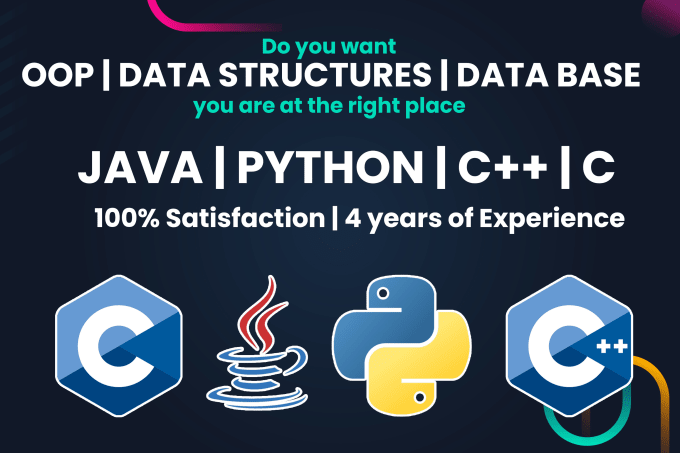 Do Oop Data Structure And Data Base In Java Cpp And Python Projects