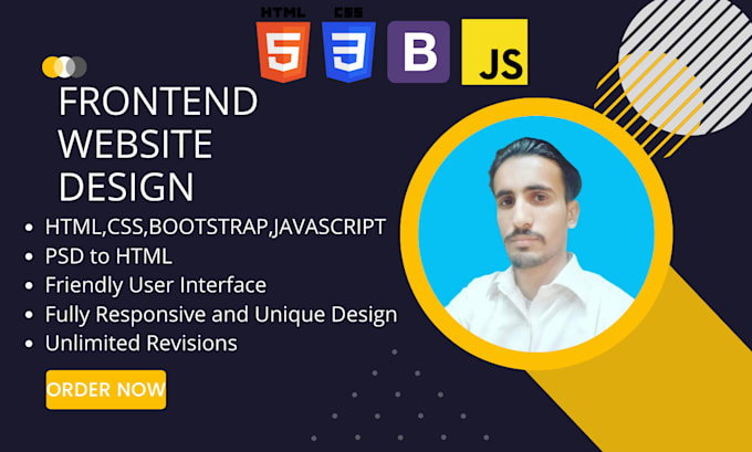 Be Your Frontend Web Designer With Html Css Bootstrap Javascript By