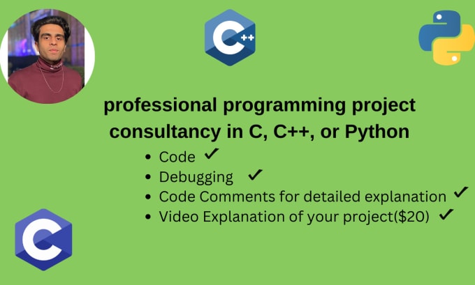 Complete Your Programming Project In C Cpp Or Python By Aunali