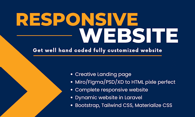 Design Custom Website With Html Css Js Bootstrap And Php By Riz