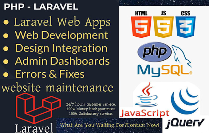 Develop Websites In Laravel By Zainaftab10 Fiverr