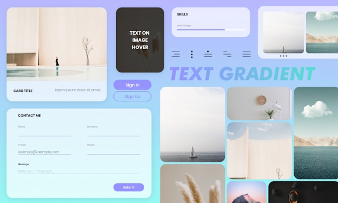 Create Any Html Css Element You Need By Lorenzopiccolo Fiverr