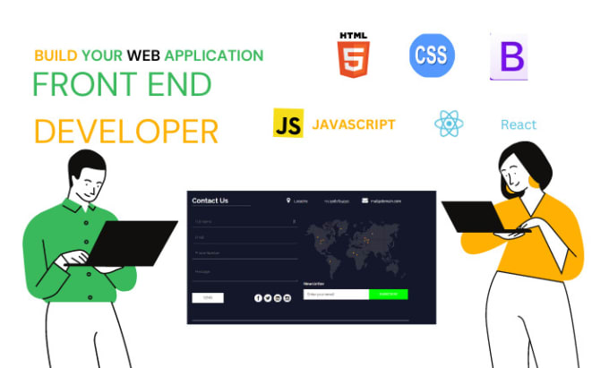 Be Your React Js Javascript Developer For Web App In Reactjs By