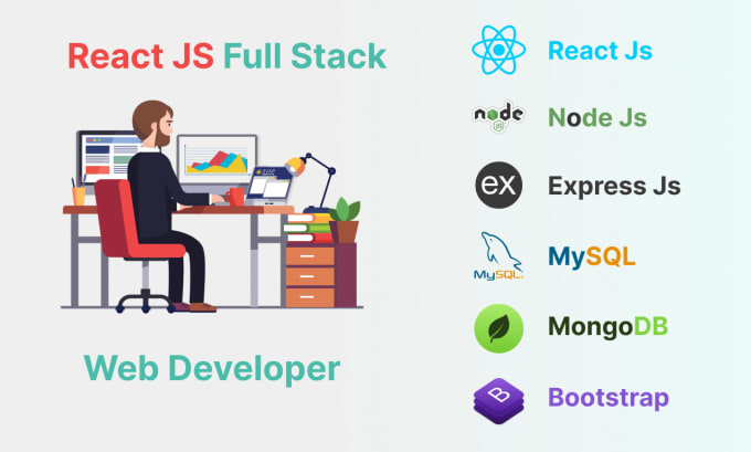Be Your React Js Node Js Frontend And Backend Website Developer By