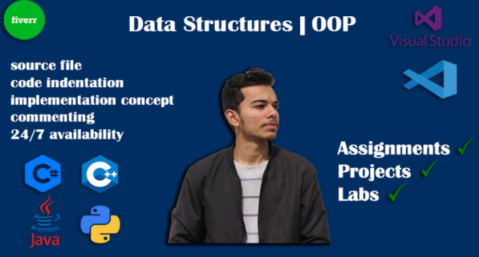 Do Oop And Dsa Assignments Projects And Labs In Cpp C Sharp Python And