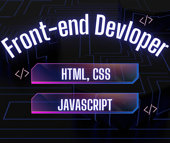 Do Front End Web Development In Html Css And Javascript By Chandan