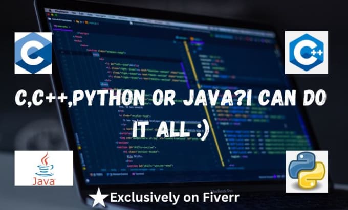 Do C Cpp Java Python Programming Tasks And Projects By Maruf Fiverr