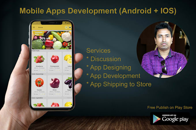 Develop Mobile Apps Using Flutter For Ios And Android Both By Sh Ashif