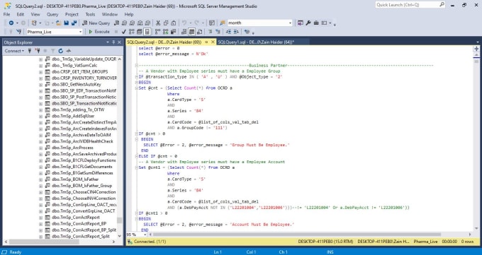 Développer des requêtes de base de données en sql mysql et créer un