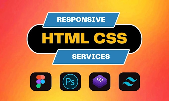 Convert Figma To Html Psd To Html By Bootstrap Or Tailwind By Sultan