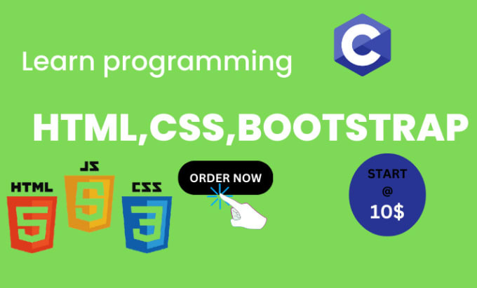 Teach C Cpp Python Html Css And Bootstrap Online By Ganesh Fiverr
