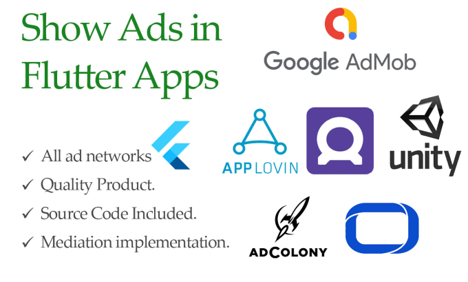 Integrate Ads Into Your Flutter App For Android And Ios By Wassiem