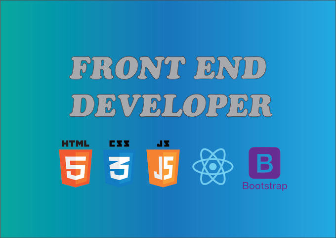 Be Your Frontend Web Developer Using React Js Html Css Bootstrap By
