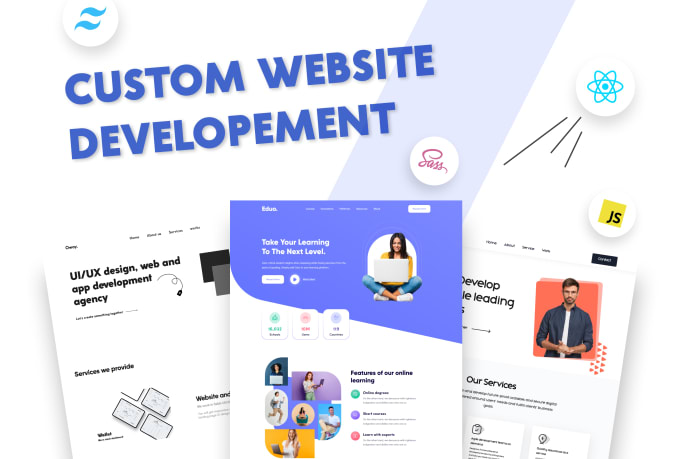 Develop A Custom Website With Html Css And Javascript By Tanviro74 Fiverr