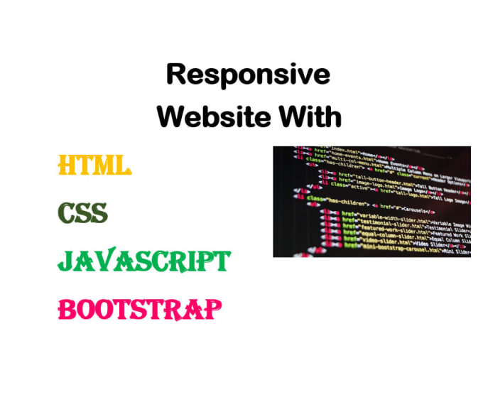 Create Response Website In Html Css Javascript React Nodejs Nextjs By