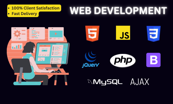 Develop A Website With Php Mysql Jquery Javascript Html Css Bootstrap