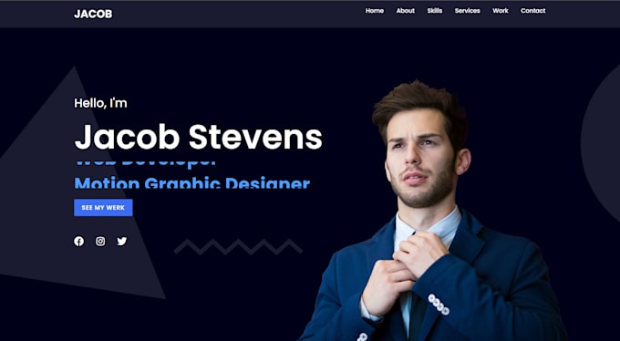 A Good Website With Html Css Javascript Vue Js By Maha Gaber Fiverr