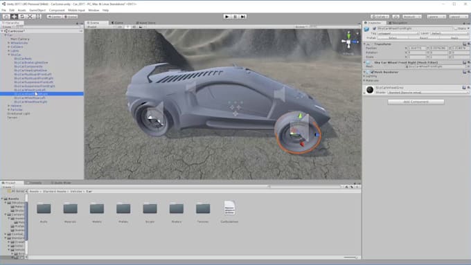 A Car Controller Script In Unity For You By Moeencripter Fiverr