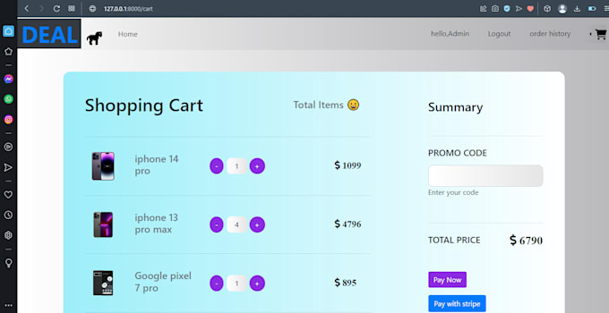 Build A Full Professional Django E Commerce Website By Countanimations