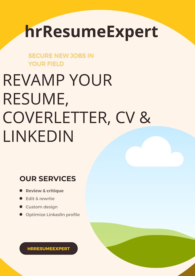 Write Or Revamp And Upgrade Your Resume Cv Cover Letter And Linkedin