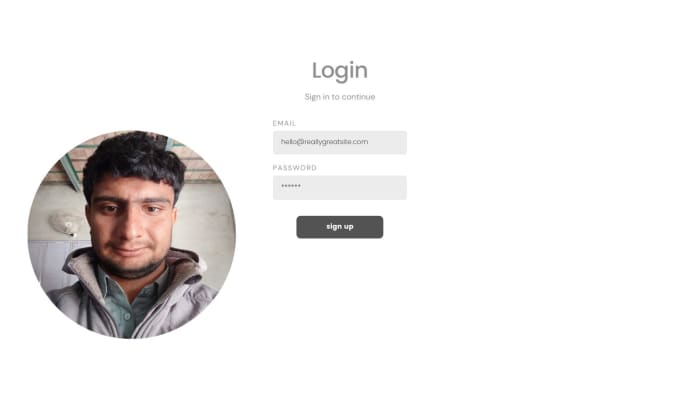 Create Simple Html Css Login Page By Mahmoodsajeel Fiverr