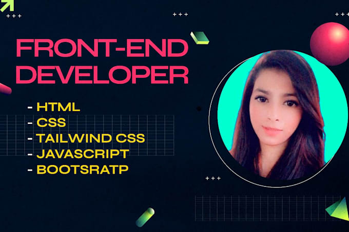 Do Front End Web Development In Html Css Bootstrap And Javascript By