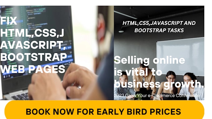 Fix Html Css Bootstrap And Javascript Issues In An Hour By