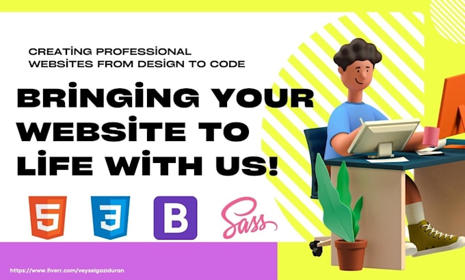 Professional Html Css Bootstrap Developer By Veyselgaziduran Fiverr