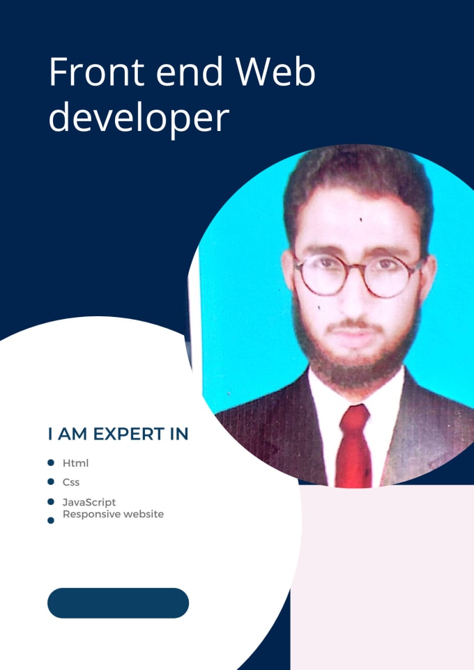 Front End Developer Using Html Css Bootstrap Javascript By