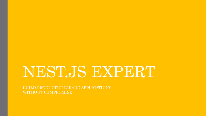 Build Production Grade Nestjs App By Amishfaldu1 Fiverr