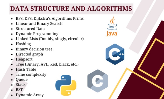 Do Urgent Data Structures And Algorithms Tasks Projects In Java Cpp C
