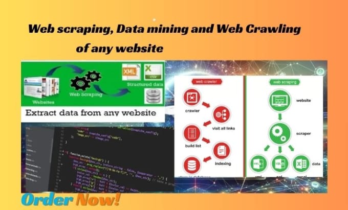 Do Web Scraping Data Mining And Web Crawling Of Any Website By