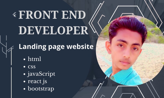 Create Modern Landing Page Design Using Html Css Javascript React Js