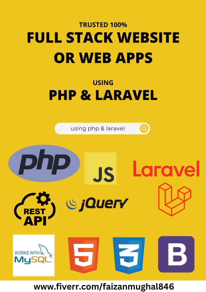 Develop Professional Website Using Html Css Php Laravel By