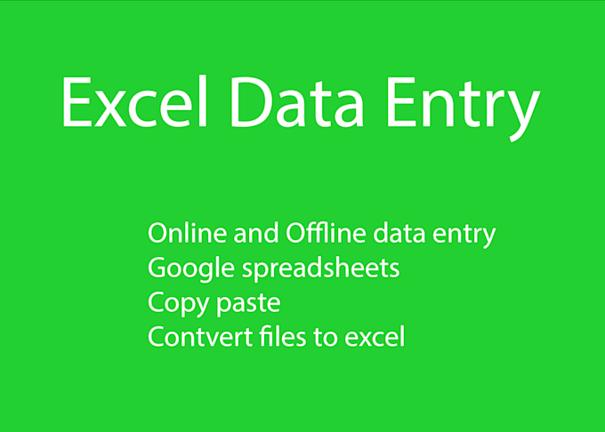 Do Perfect Data Entry On Excel Google Spread Sheet Web Research And