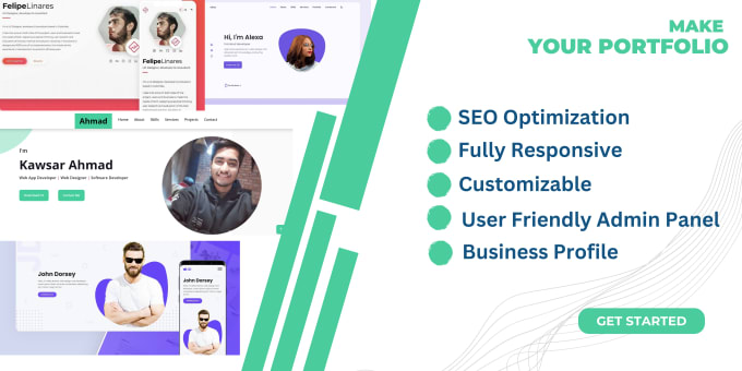 Build Personal Portfolio Website With Laravel And Vue By Kawsar43 Fiverr